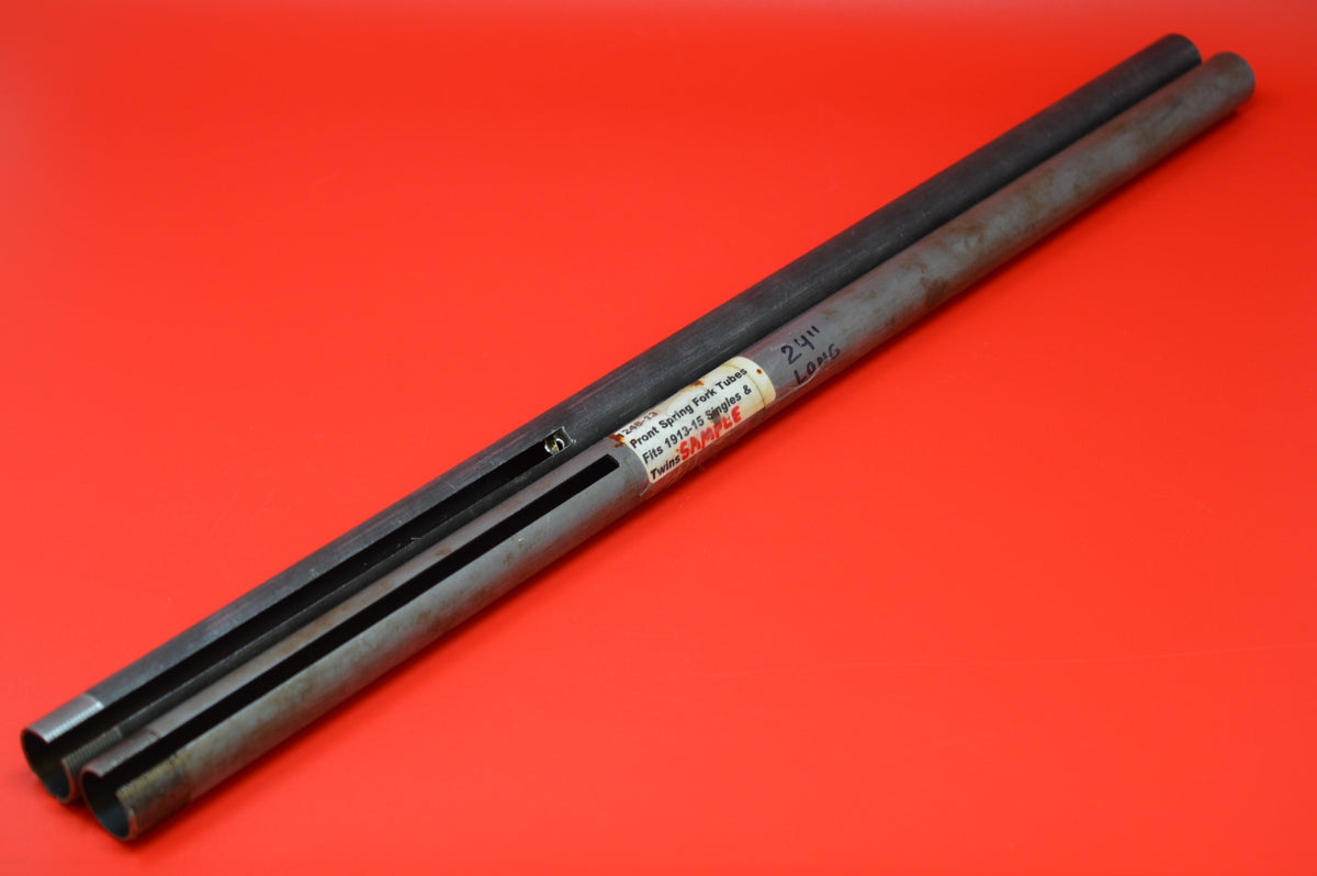 1248-13 HARLEY JD FRONT SPRING FORK TUBES 1913-1915 SINGLES & TWINS ...